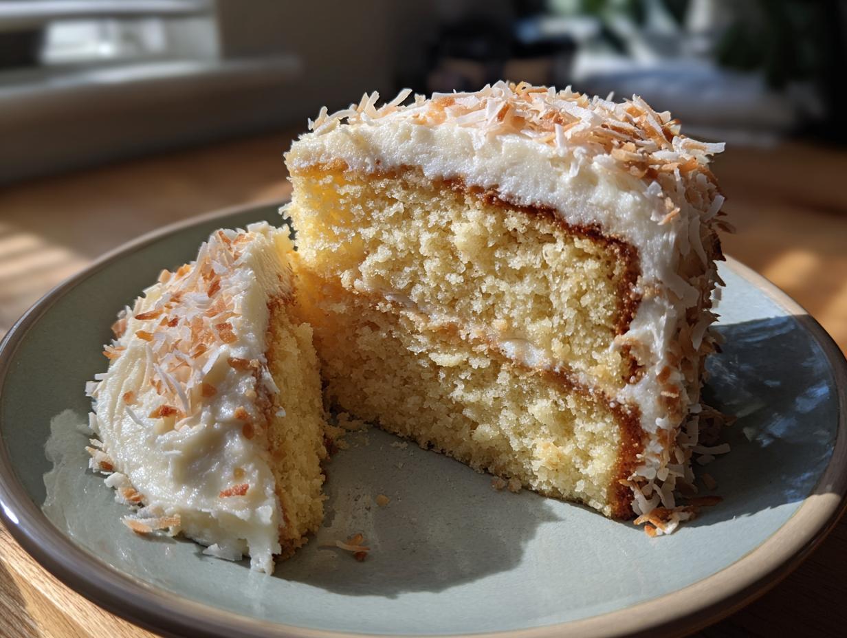 Dreamy Coconut Layer Cake: 1 Amazing Recipe - leckerzutaten.com