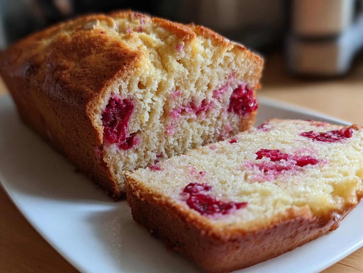 Amazing Raspberry Almond Tea Bread in 1 Hour - leckerzutaten.com